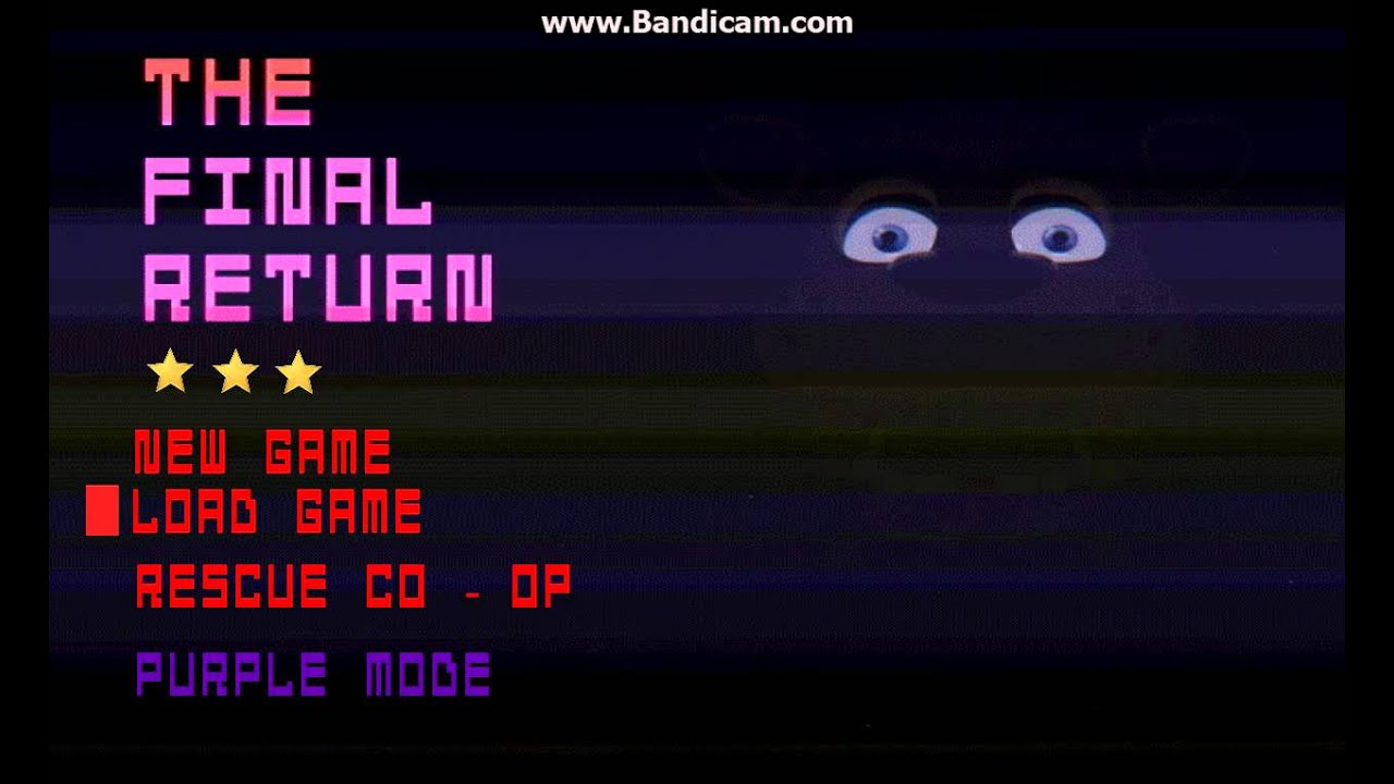 The Final Return Main Menu Teaser - YouTube