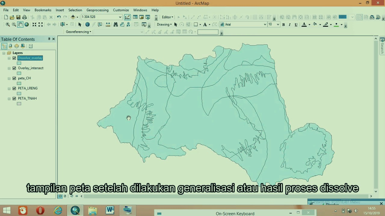 ACARA 3 ANALISIS 2 DIMENSI METODE OVERLAY, BUFFERING, INTERPOLASI - YouTube