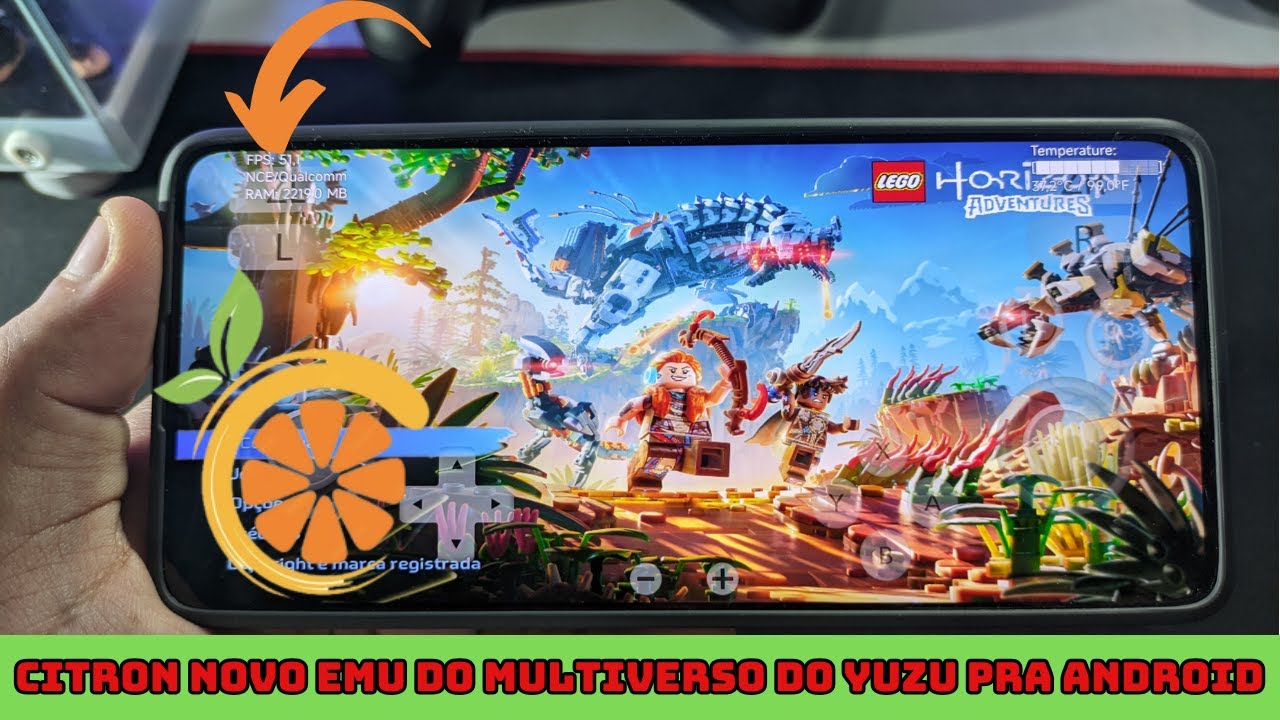 CITRON NOVO EMU DO MULTIVERSO DO YUZU PRA CELULAR COM MAIS DESEMPENHO E ...