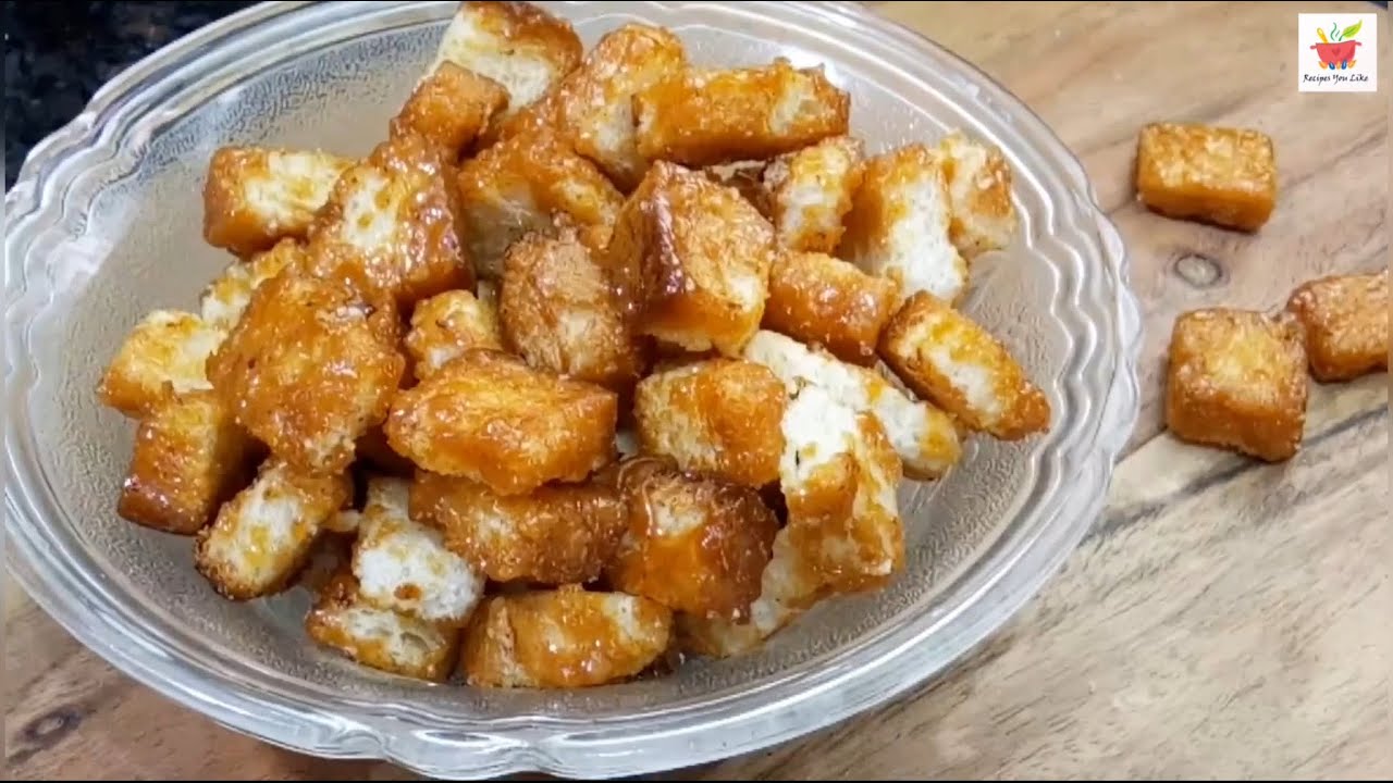 Caramel Crunchy Bread Popcorn - YouTube