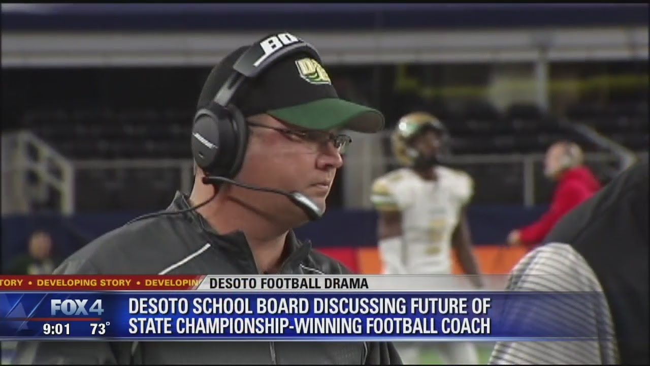DeSoto school board discusses future of football coach Todd Peterman ...