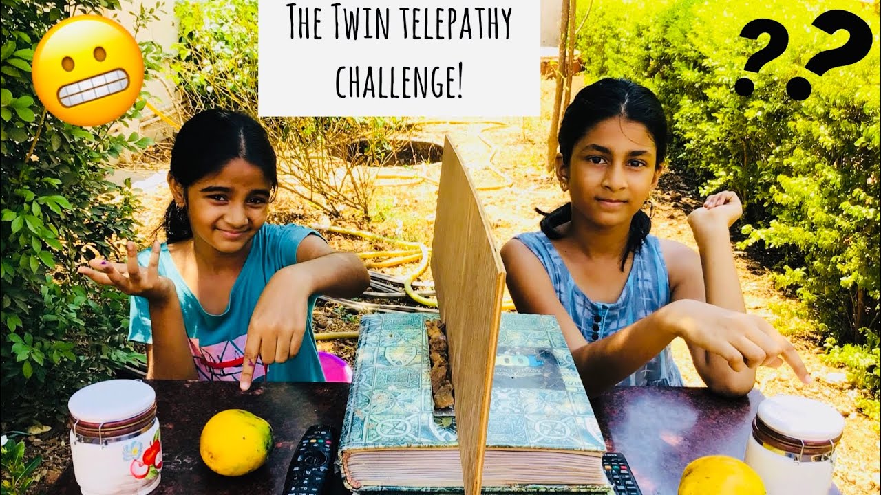 Twin Telepathy Challenge. - YouTube
