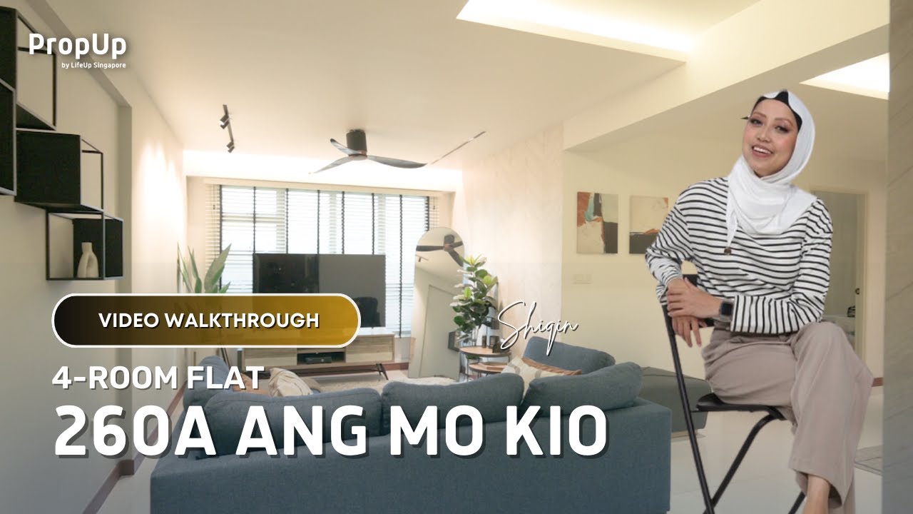 260A Ang Mo Kio 4-Room Flat Video Walkthrough - Shiqin - YouTube