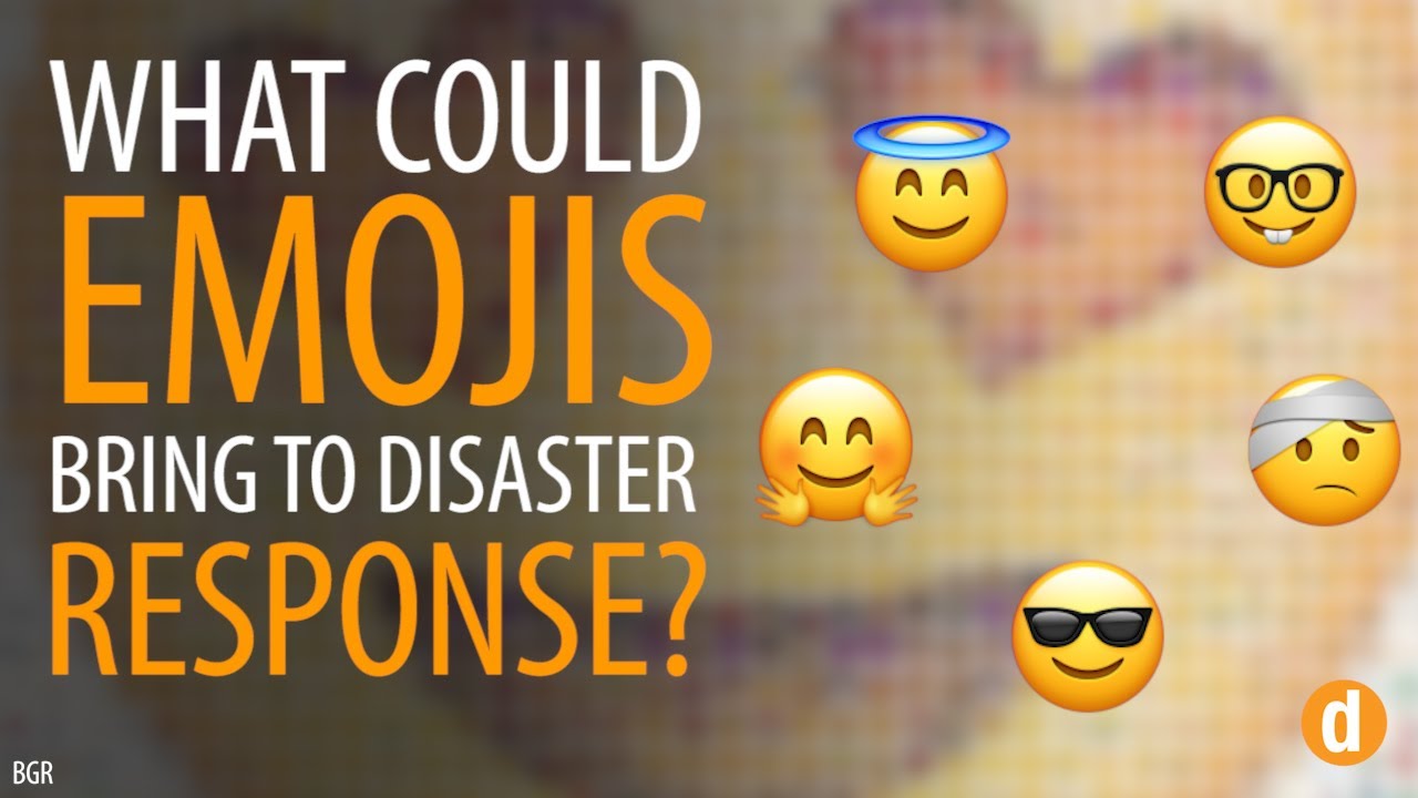 Emerjis, a new set of emojis suited for disaster response - YouTube