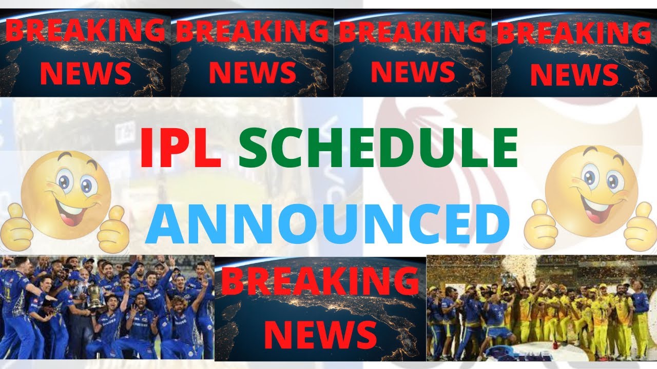 IPL Biggest Update | IPL Schedule Announced | IPL News 2020 | Cricket ...