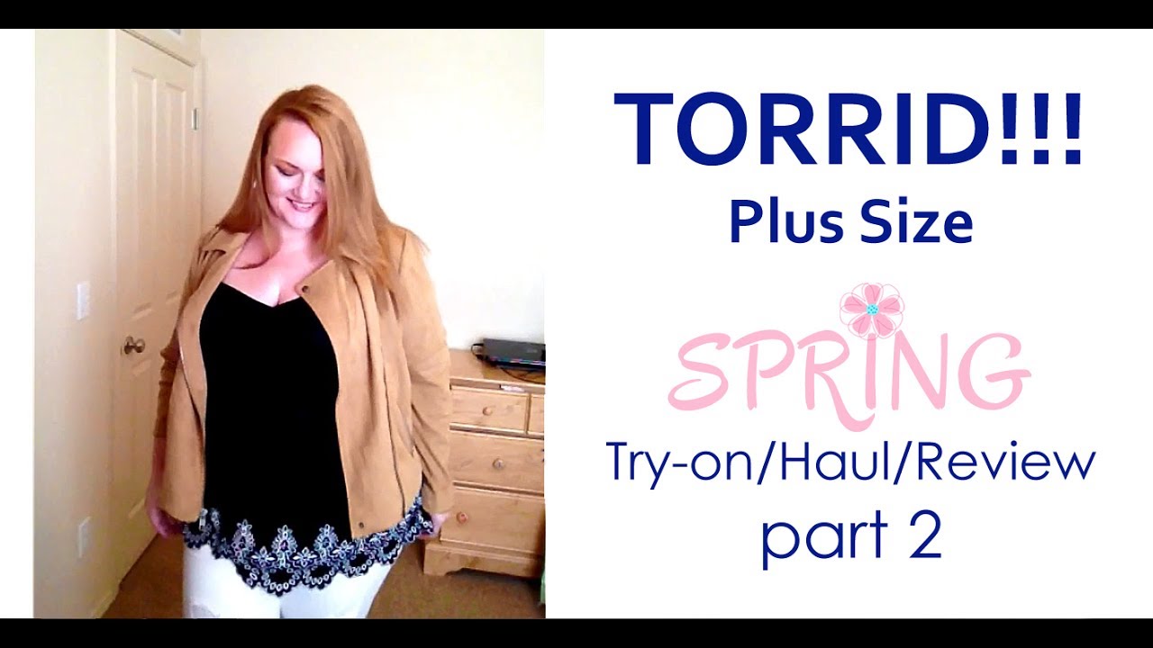 Torrid Plus Size HUGE Spring Haul & Try On Ep#10 part 2 - YouTube
