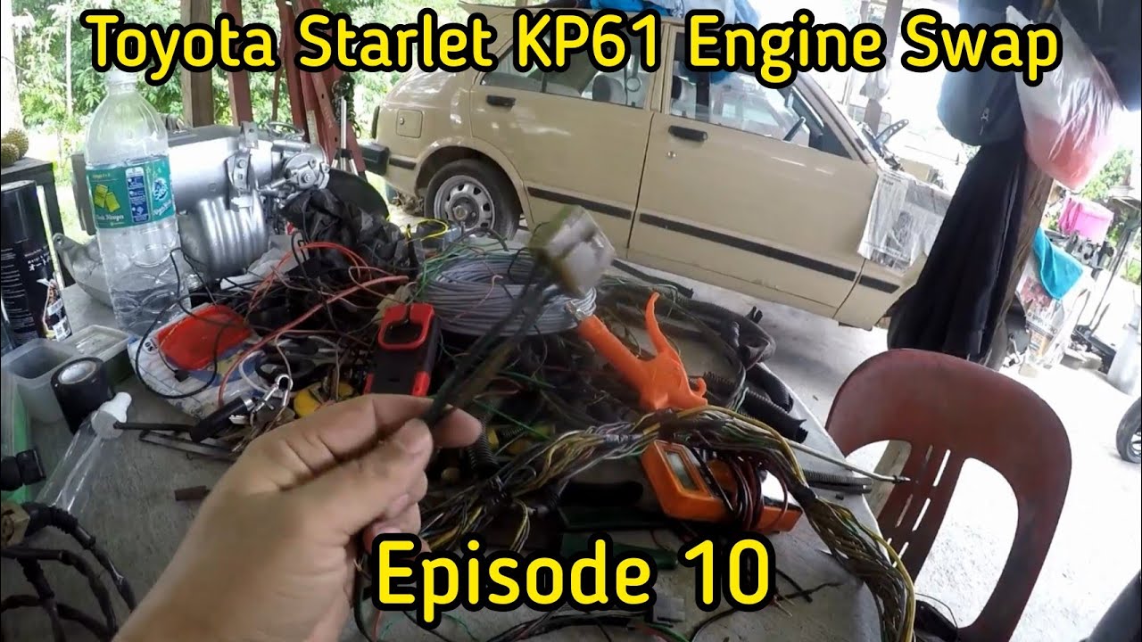 Toyota Starlet KP61 Engine Swap Episode 10 - YouTube