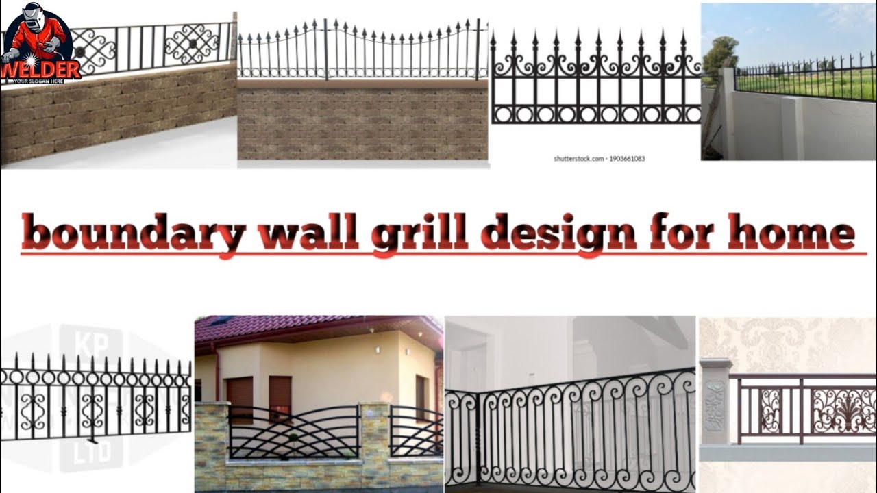 boundary wall grill design for house #boundaries #grill #metalgrill # ...