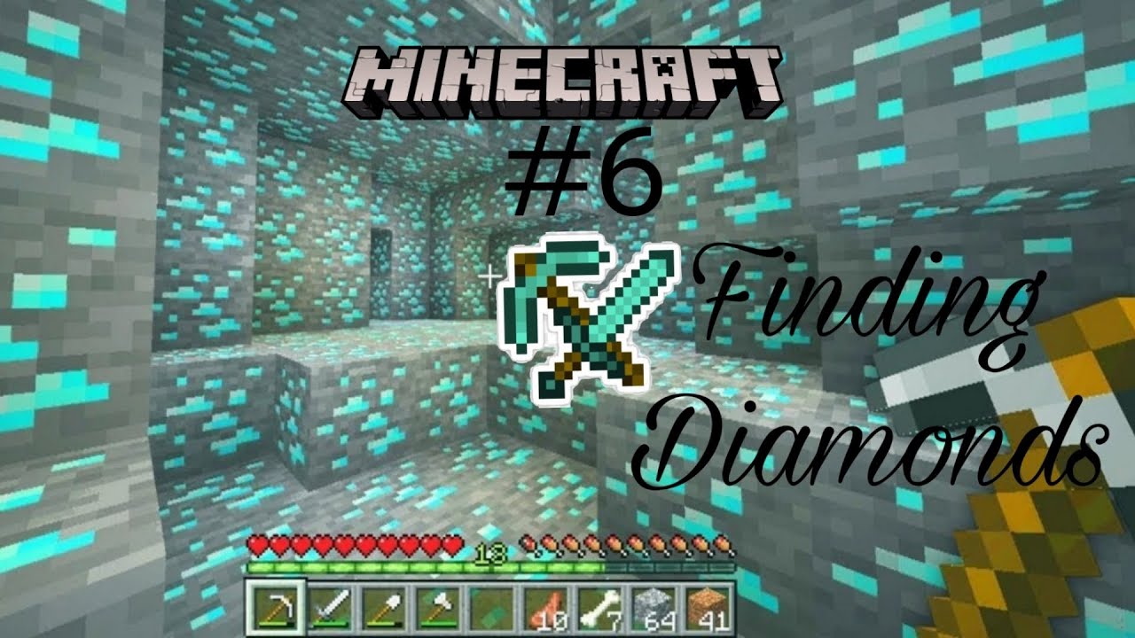 #Minecraft #Day 6 Survival Series (Pocket Edition)|| Finding Diamonds 💎 ...