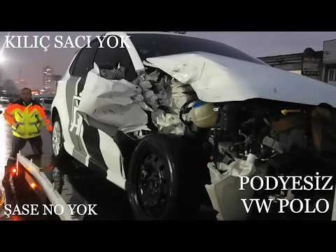 ŞASE NO'SU NASIL İŞLETİLİR? AĞIR HASARLI VOLKSWAGEN POLO 1.6 TDI 2013 PART 2