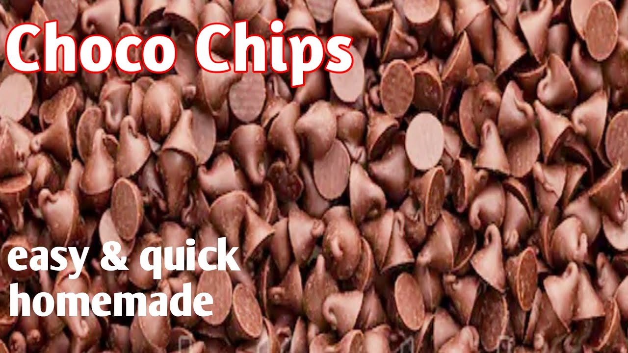 Choco Chips | Easy & Quick Homemade Choco Chips | Choco Chips in ...