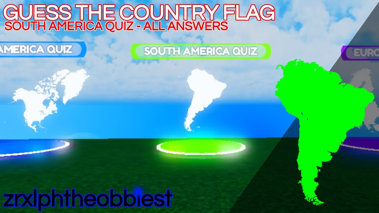 Guess the Countries Flag - South America Quiz - All Answers - YouTube