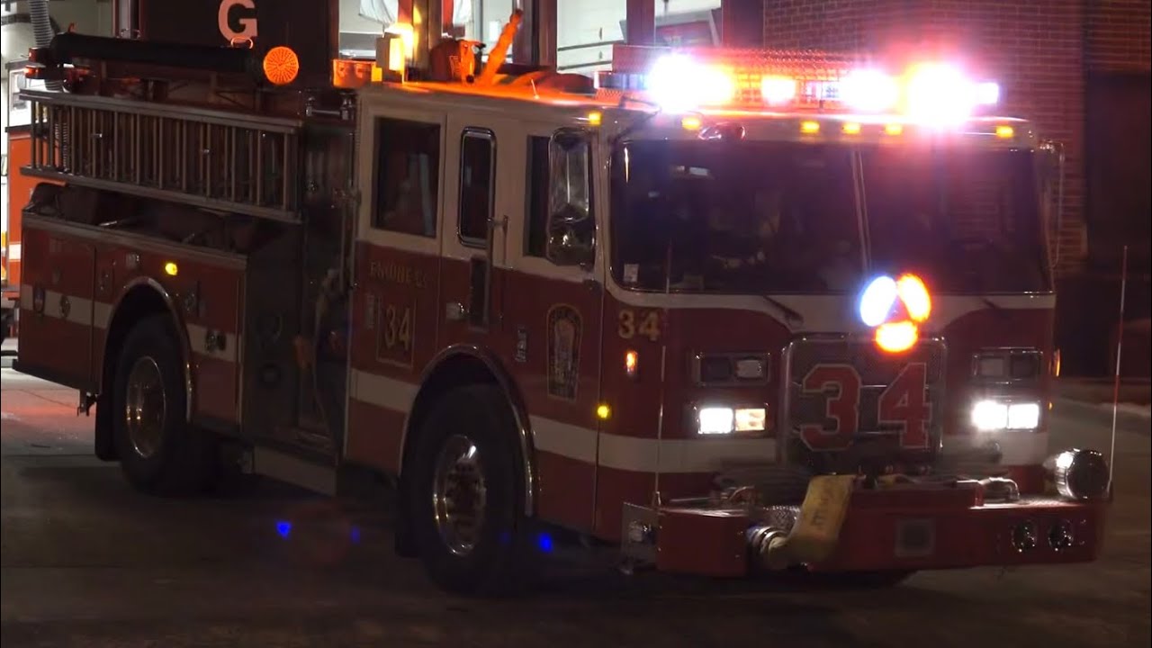 DCFD Engine 34 Responding - YouTube