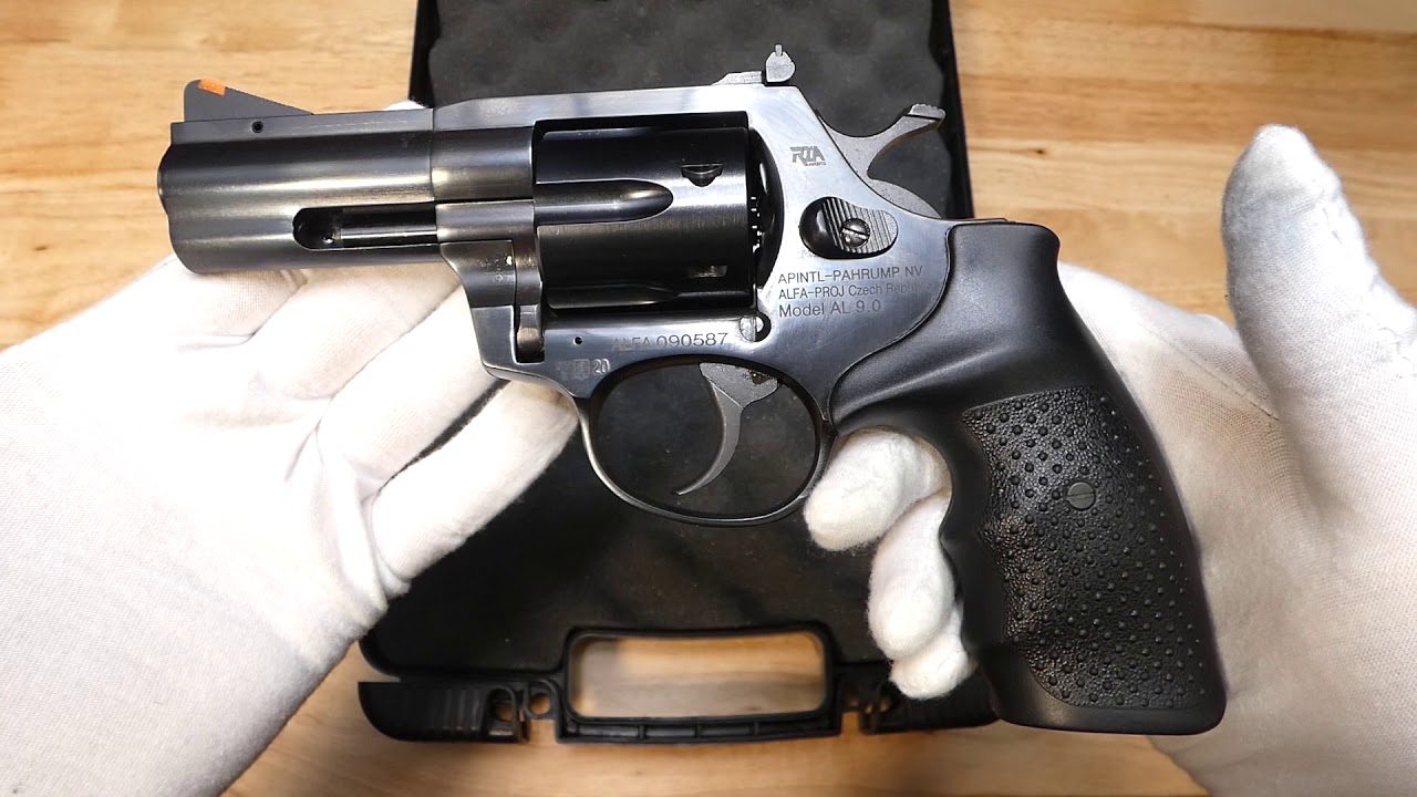 Rock Island Armory Model AL 9.0 - 9mm - RIA Revolver - - YouTube