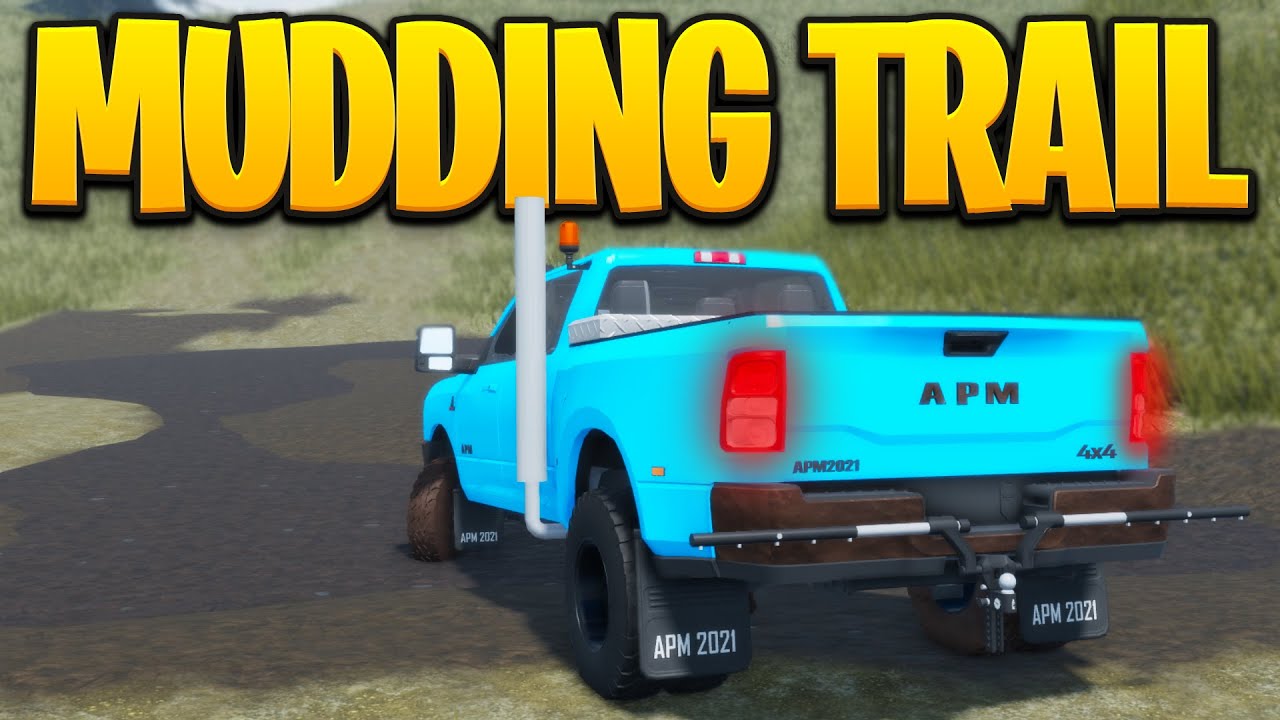I Took My Ram Truck Mudding in Apm | Roblox American Plains Mudding ...