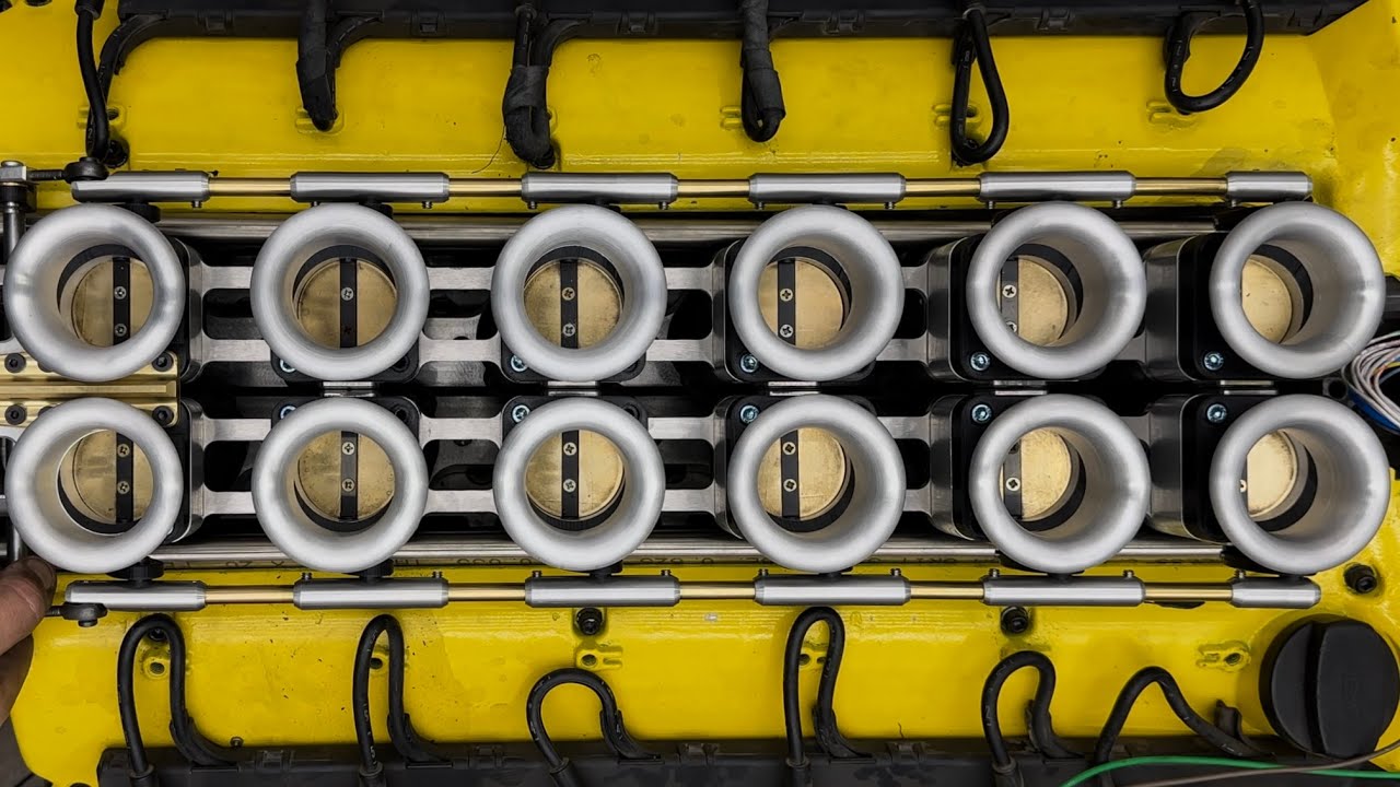 I built new ITB's for the V12 - YouTube