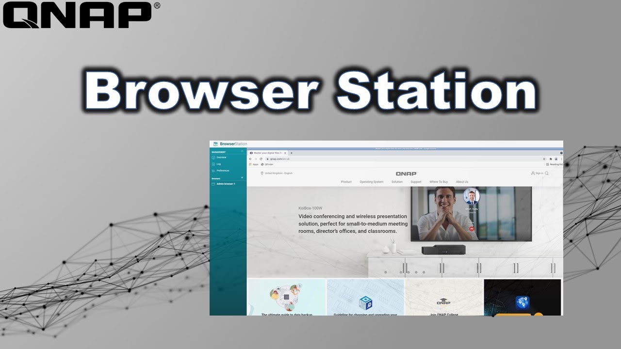 QNAP Browser Station Demo - YouTube