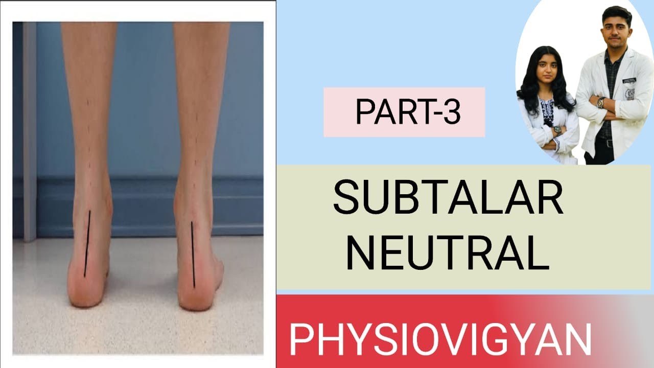 Subtalar neutral ll Subtalar neutral position - YouTube
