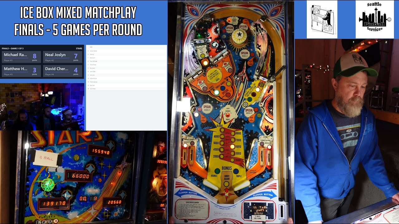 Seattle Pinball Ice Box Mixed Matchplay - December 2023 - Part 2 - YouTube
