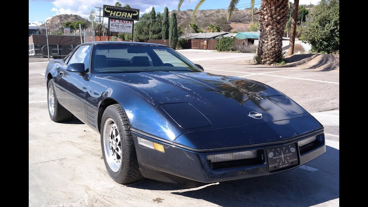 88 Chevrolet Corvette C4 Sports Coupe 350 Full Walkaround Review For ...