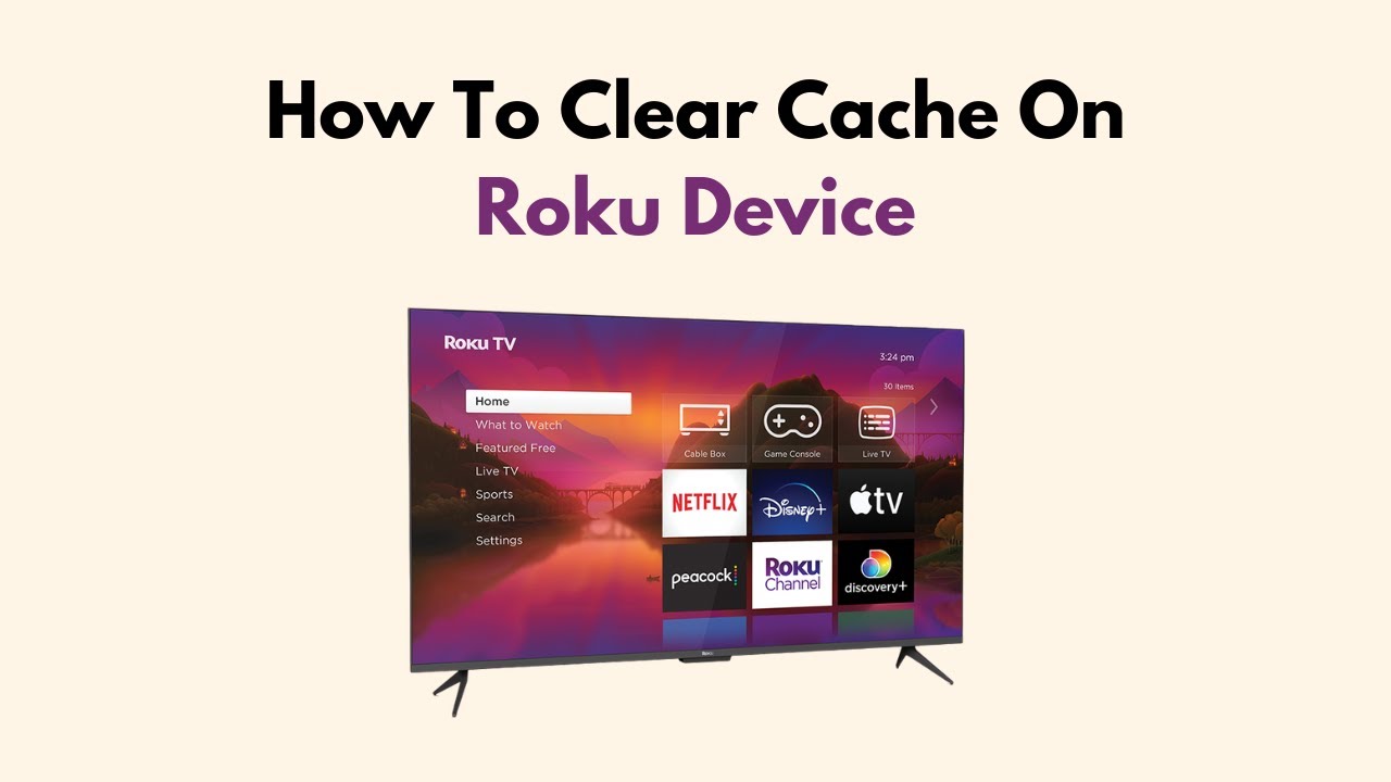 How To Clear Cache On Roku Device - YouTube