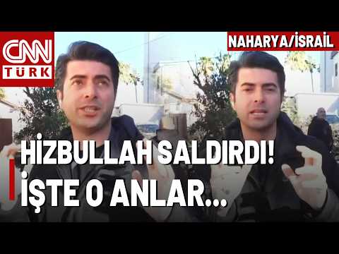 Hizbullah İsrail'e Saldırdı! Canlı Yayında Patlama Anları...
