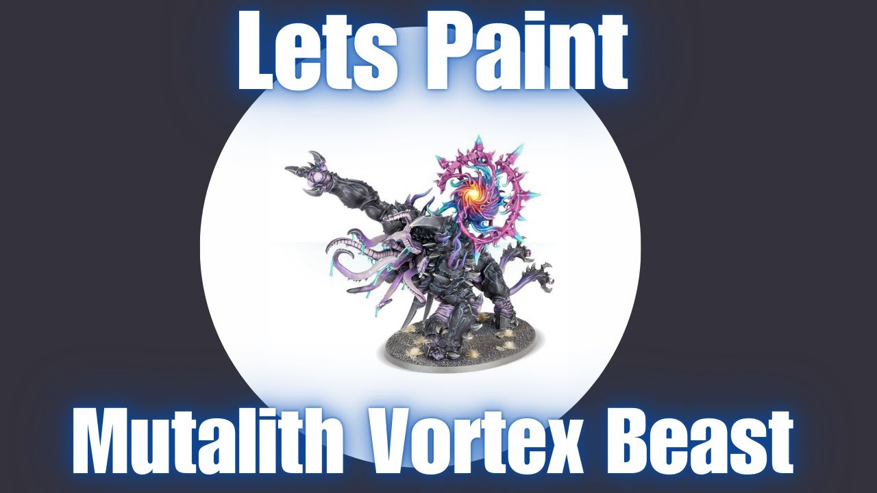 Lets Paint! Mutalith Vortex Beast for my Thousand Sons - YouTube