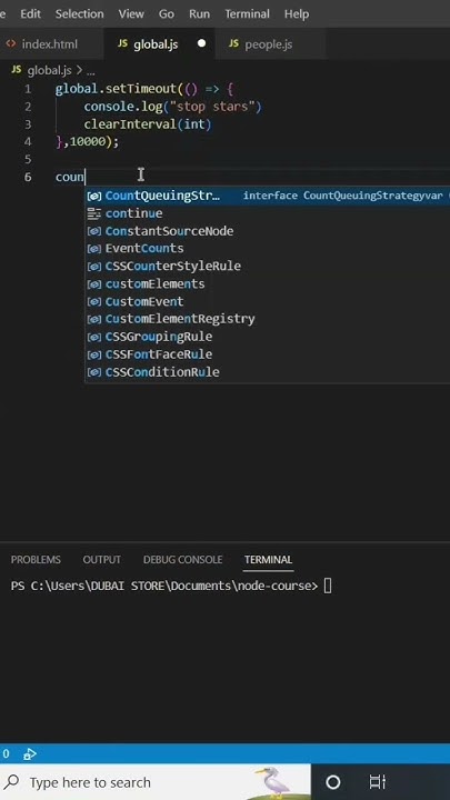 take break take some node js fun 😊 #css #javascript #html #برمجة - YouTube