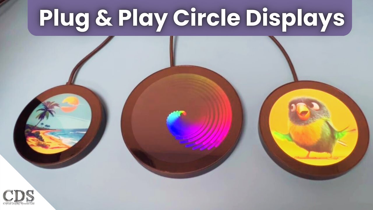 CircleVUE - Small Circular Displays - YouTube