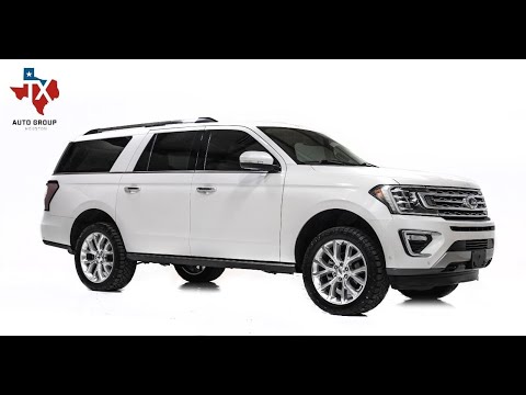 2018 Ford Expedition Max Limited 4X4 SUV - 3.5L V6 EcoBoost - Driver Assistance Package - For ...