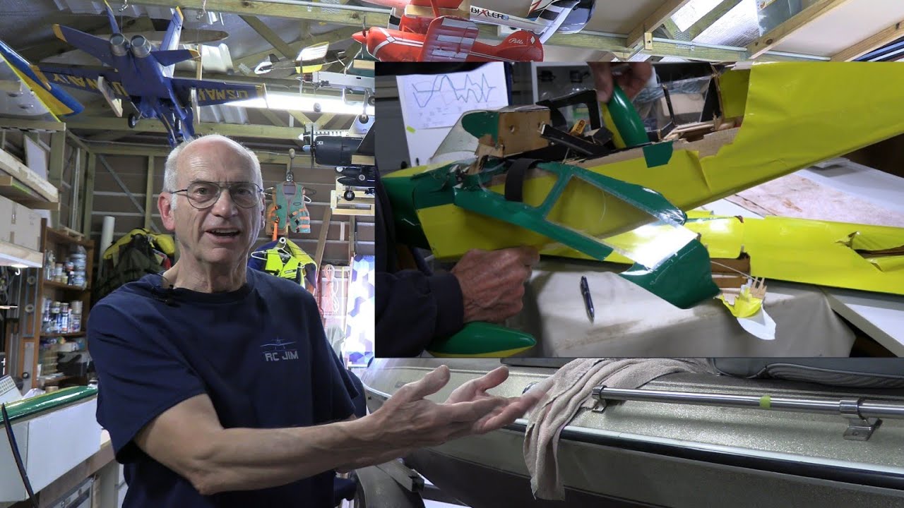 Crash Repair Complete - Great Planes Super Decathlon 40 - YouTube