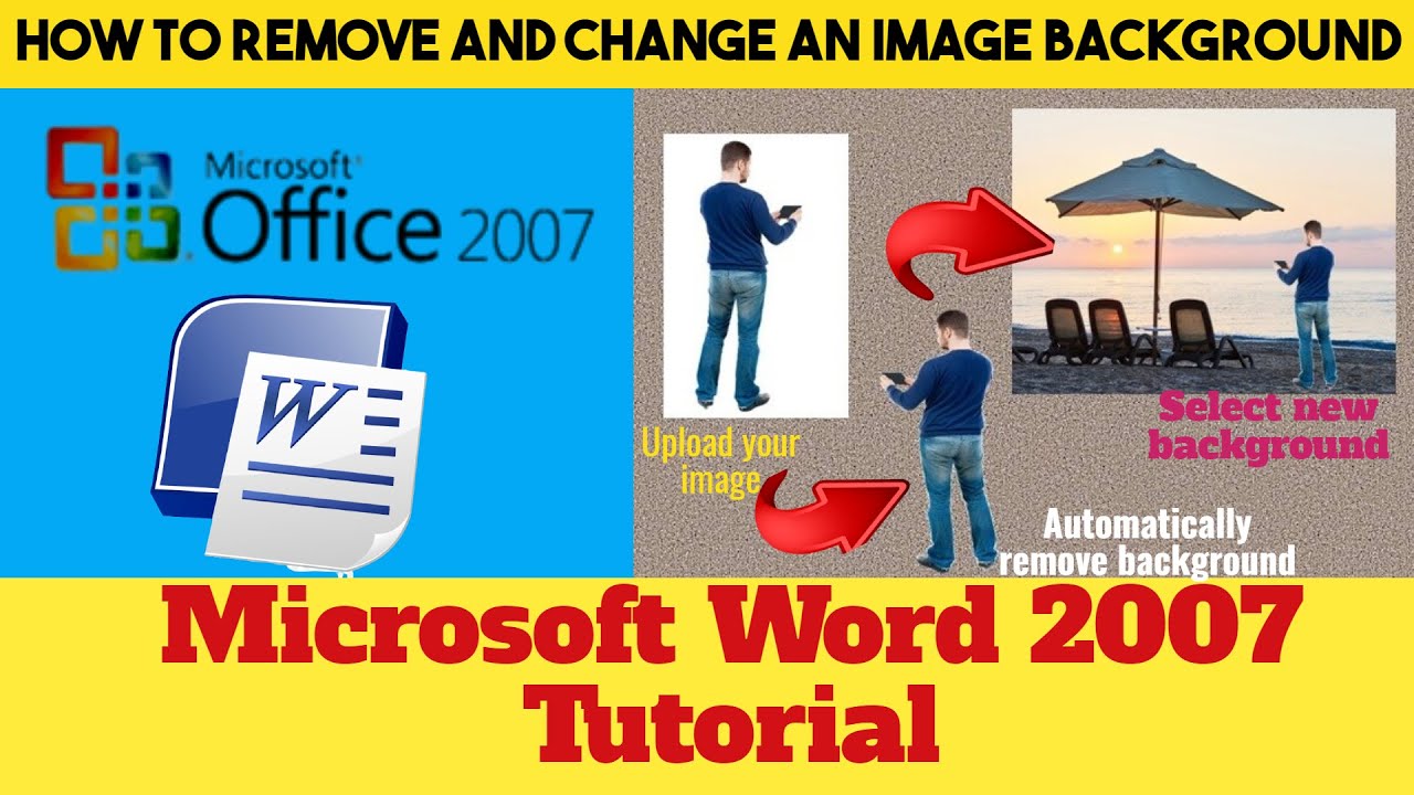 REMOVE PHOTO BACKGROUND II How to Remove and Change Image Background in ...