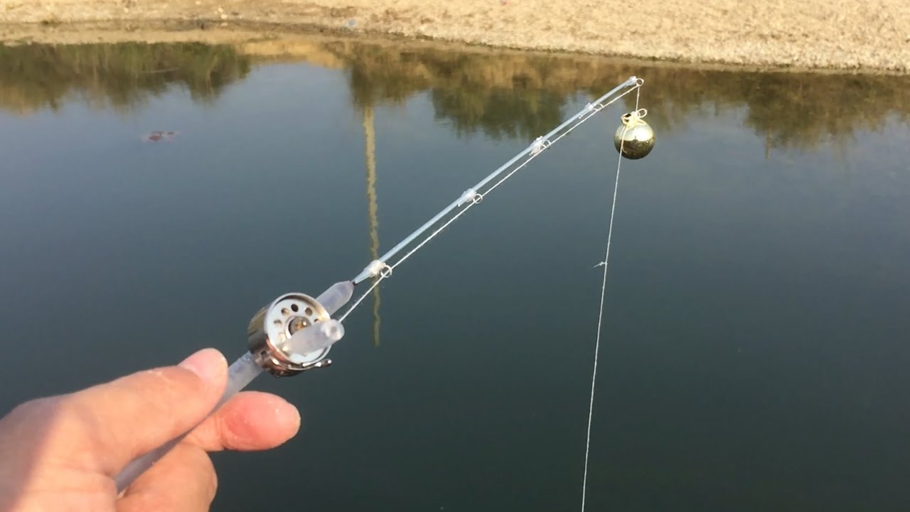 MINI FISHING ROD MAKING AT HOME🏡 - YouTube