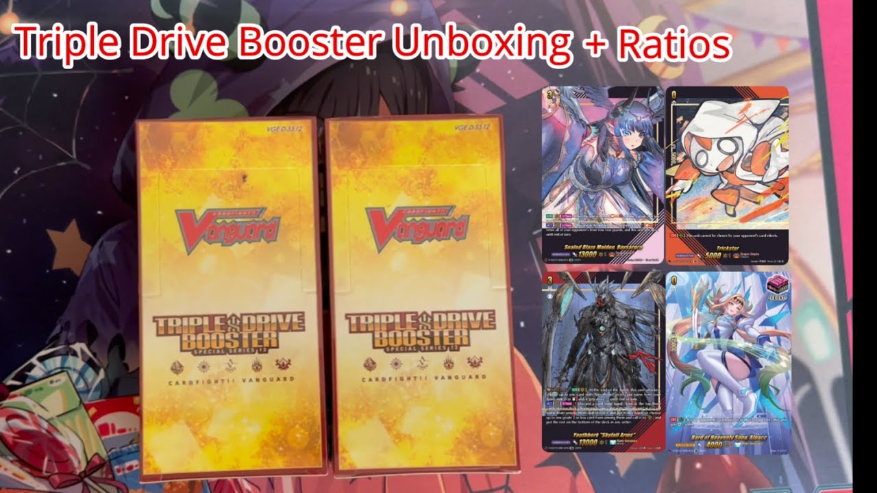 Triple drive booster Unboxing + Pull Rates | VGE-D-SS11 | - YouTube