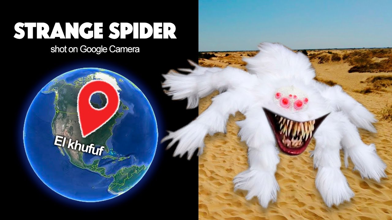 What i Found? Real Strange SPIDER on Google Earth and Google Maps - YouTube