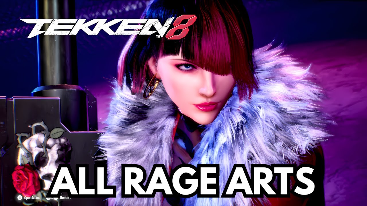 TEKKEN 8 ALL RAGE ARTS - ALL DLC (INCLUDING ANNA WILLIAMS) - YouTube