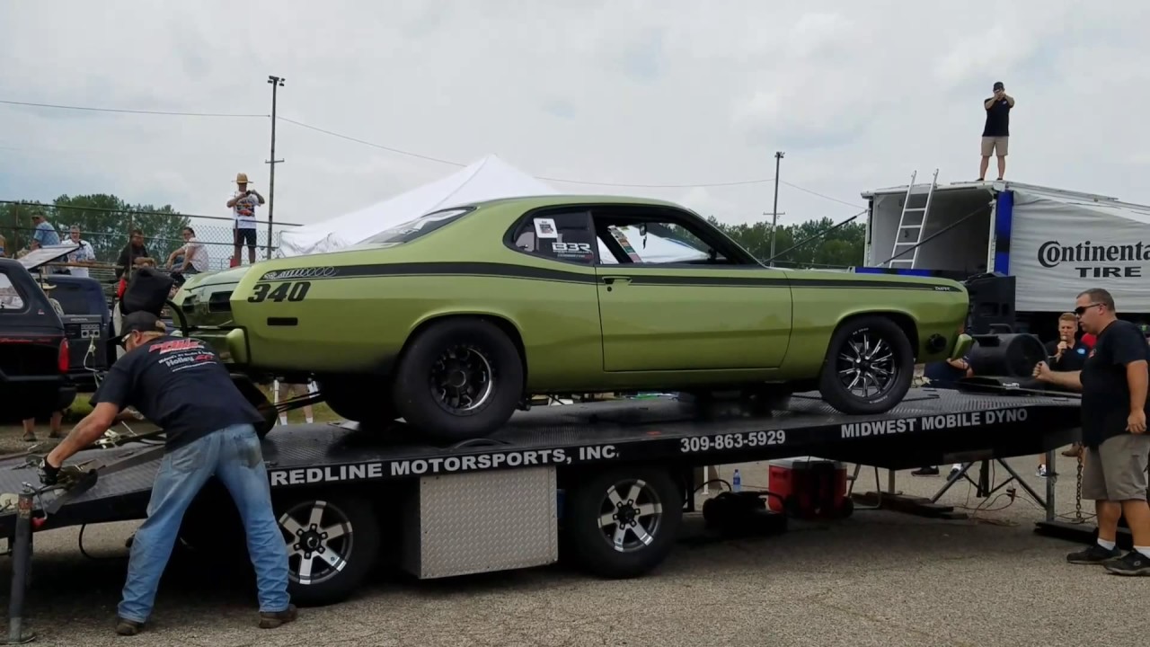 Twin Turbo Hemi 340 Duster on Dyno Over 1000hp!!! | Mopar Nationals ...
