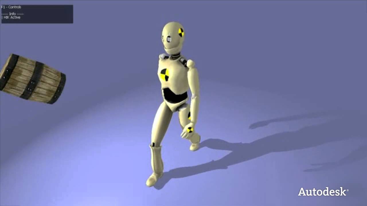 Autodesk HumanIK Demonstration - YouTube