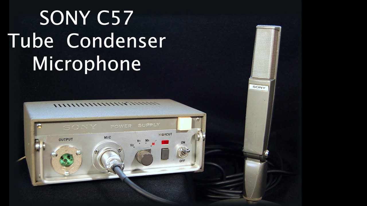 SONY C57 Vintage Tube Microphone Audio Sample - YouTube