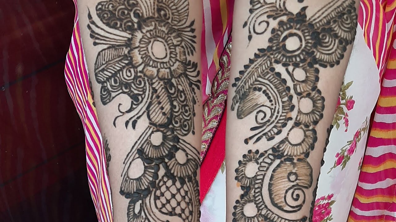 Best mehandi design for hand - YouTube