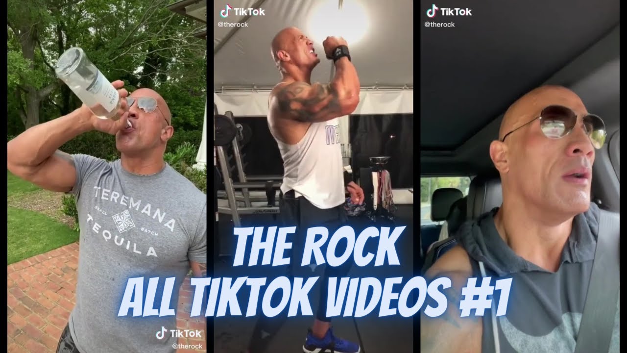 The Rock ( Dwayne Johnson ) All TikTok Videos #1 - YouTube