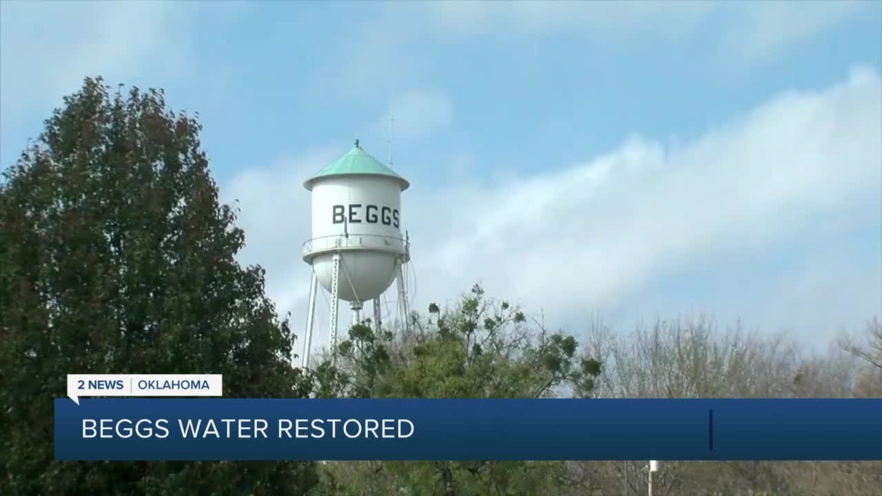 Beggs water restored - YouTube