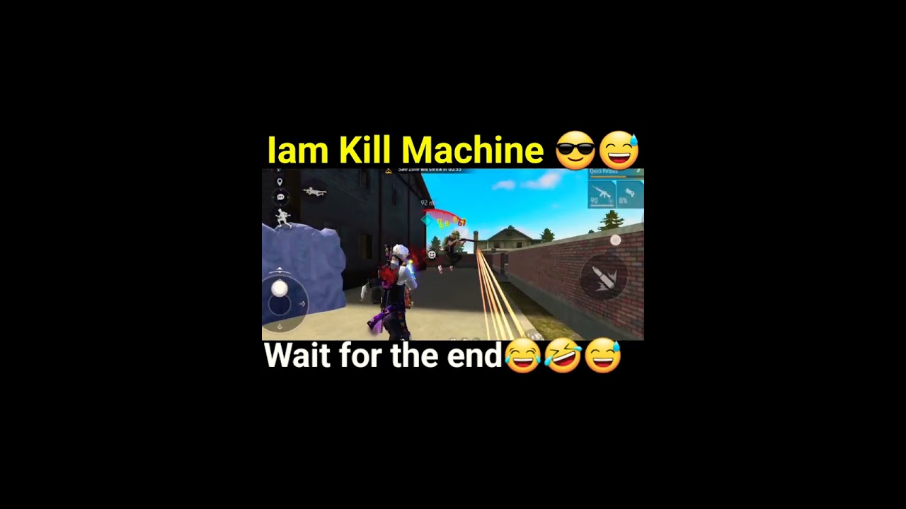 I am Kill machine 😂😝😝#shorts Free Fire wait for the end Motion FF Red ...