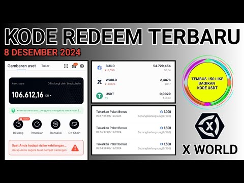 2 CODE REDEEM X WORLD TERBARU | KODE REDEEM X WORLD TERBARU HARI INI 8 DESEMBER 2024 - YouTube