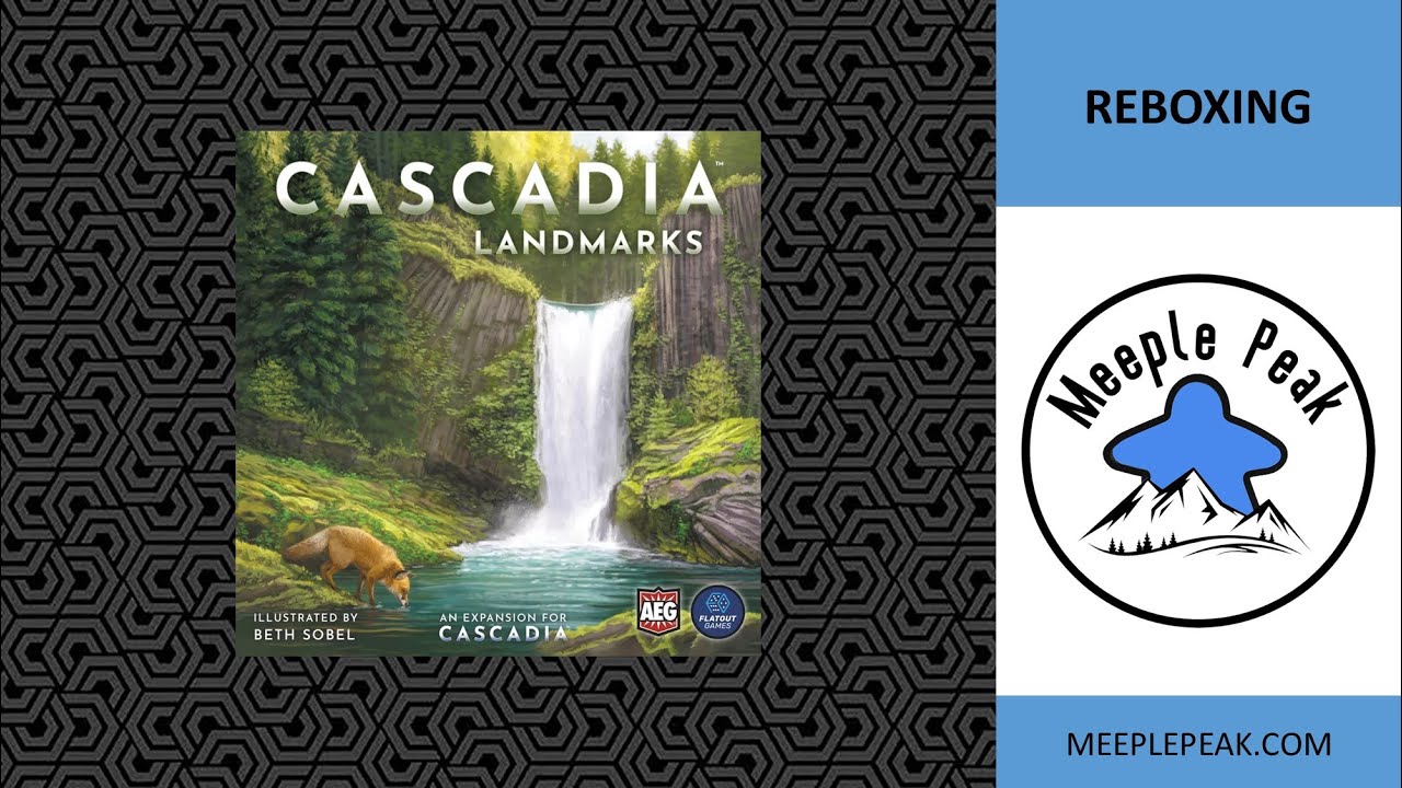 Fitting it back in one box. Reboxing Cascadia Landmarks. - YouTube