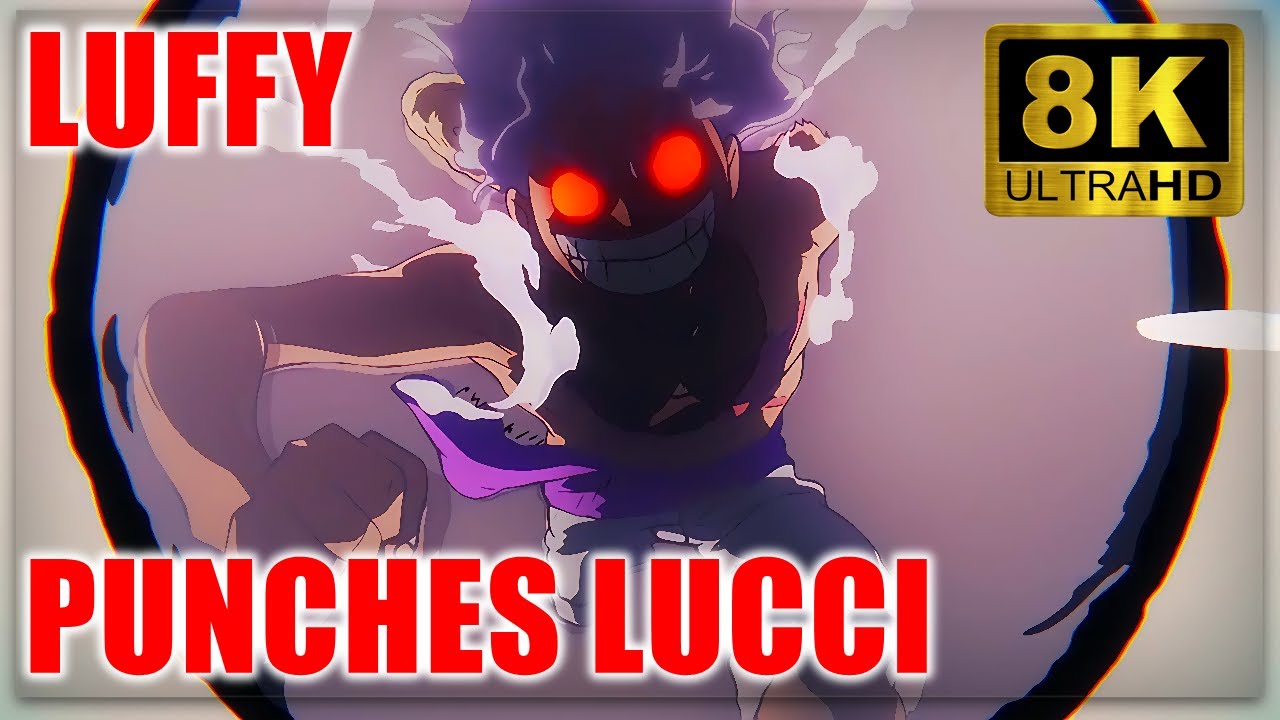 Episode 1100 -「Luffy Punches Lucci」「8k」║ One Piece - YouTube