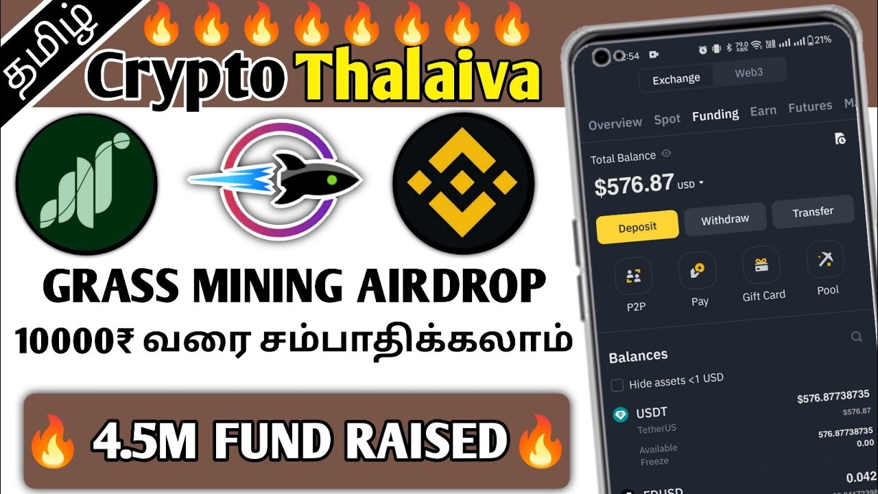 Grass Mining Project Earn upto 10000₹ per account | no refer no ...