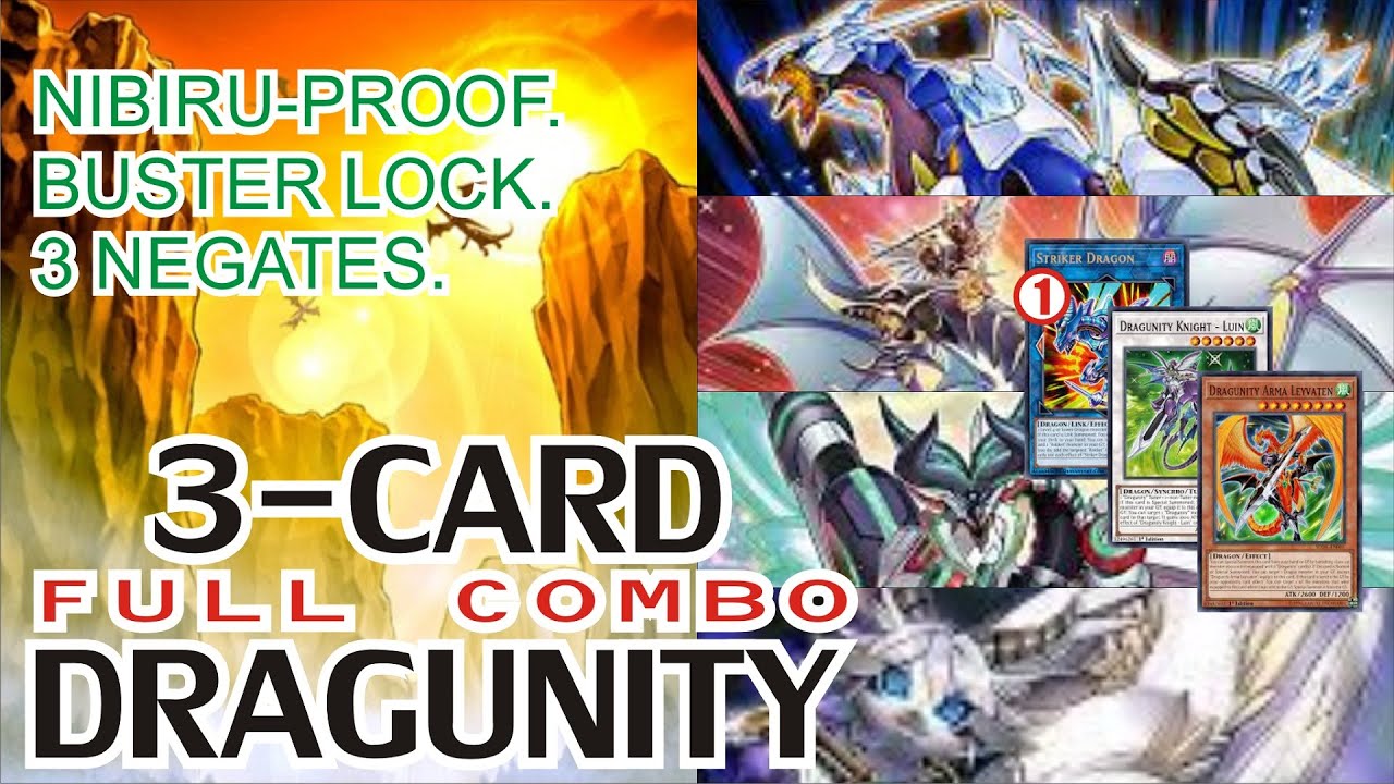 [YGO] DRAGUNITY FULL COMBO (TCG OK) NIBIRU NO MORE + BUSTER LOCK ...