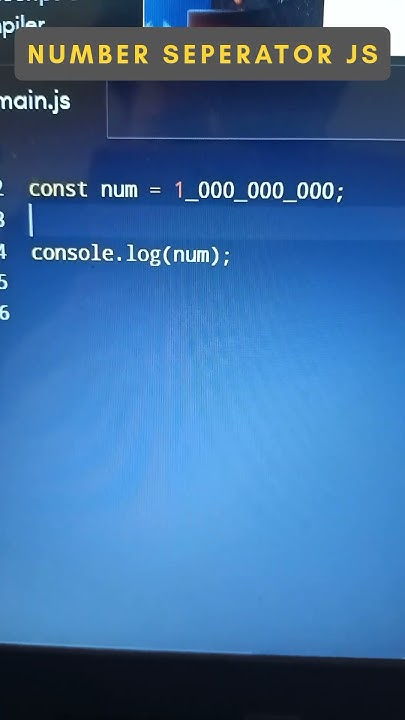 Number Separators Javascript #javascript #coding #jstricks #codingtips - YouTube