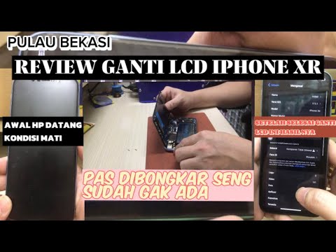 TUTORIAL CARA GANTI LCD IPHONE XR - YouTube